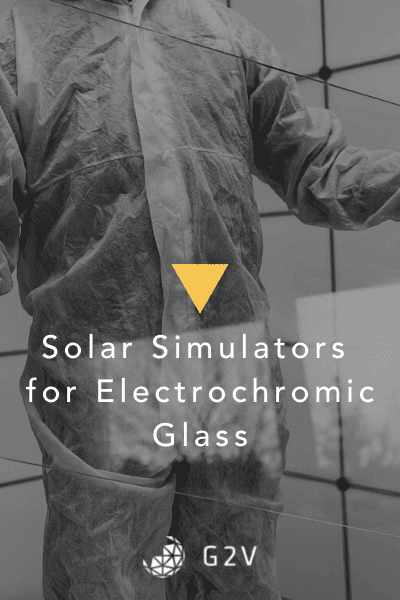 Solar Simulator For The Electrochromic Smart Glass PV Testing